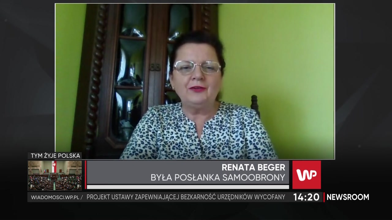 Renata Beger porównała się z Jarosławem Kaczyńskim. "I kto tu ma ...